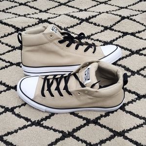 Converse | Shoes | Converse Chuck Taylor All Star Street Mid Khaki ...